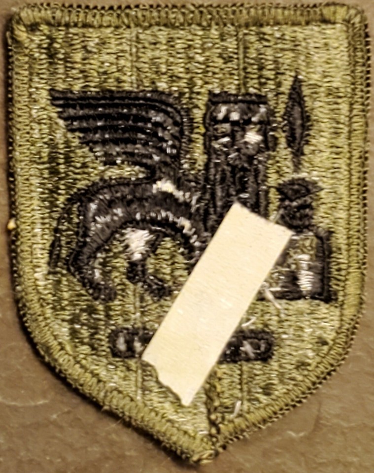 US Army Southern European Task Force SETAF (USARAF) OD Green & Black ...