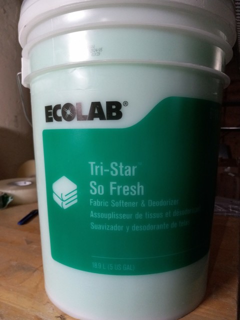 Ecolab 6114310 Tri-star so Fresh Fabric Softener & Deodorizer 5 Gallon ...
