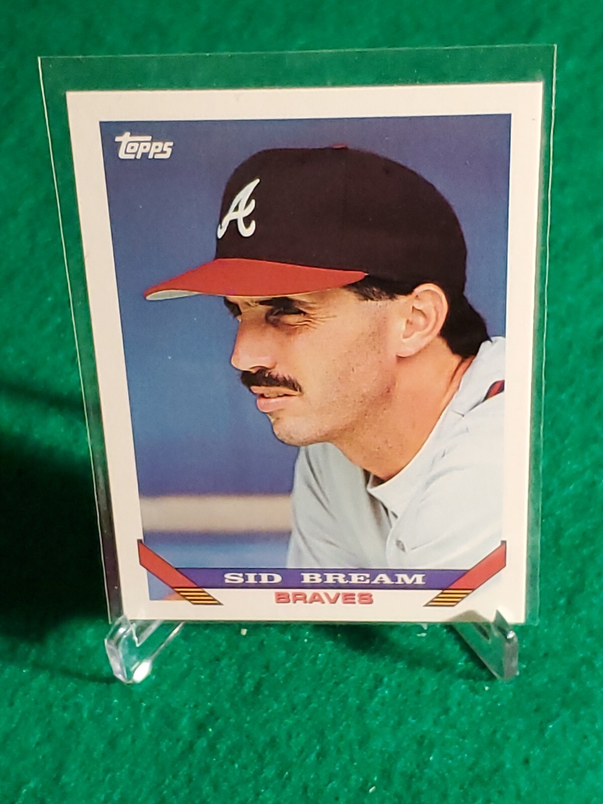 1993 Topps Baseball Sid Bream Atlanta Braves Card #224 | eBay
