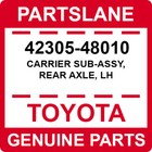 42305-48010 Toyota OEM Genuine CARRIER SUB-ASSY, REAR AXLE, LH | eBay ...