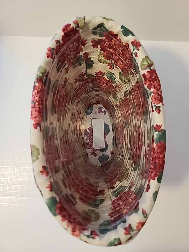 Vintage Longaberger 2002 Geranium Basket Combo Signed Bonnie ...