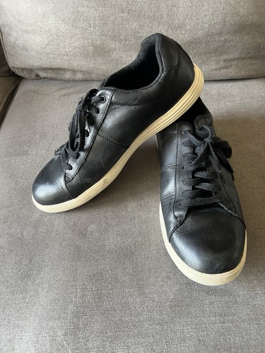 Cole Haan Grand OS Reagan Shoes Men's Size 8.5 M Leather Black White ...