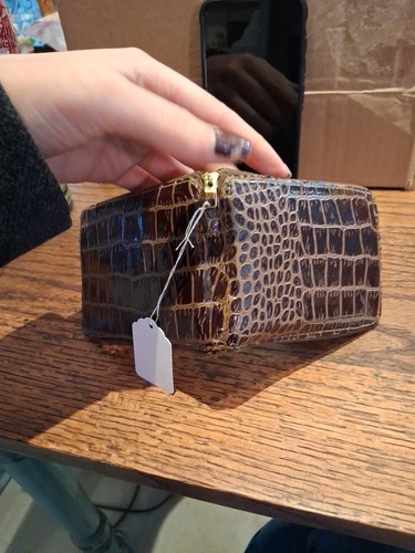 Fake Alligator Skin Wallet, Zippable, Coin Organizer | eBay