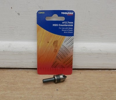 TOOLPAK CSK03 1/2" 12.7mm M2 HSS ROSE HEAD COUNTERSINK BIT | eBay UK