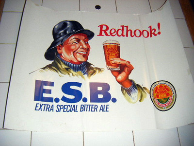 rare antique beer poster REDHOOK E.S.B.Ale (Extra Special Bitter Ale ...