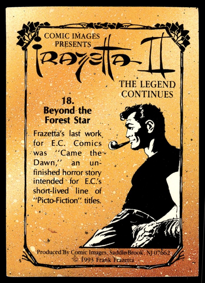 Frank Frazetta Fantasy Art Exotic Sexy Pin Up Card 18 Beyond the Forest ...