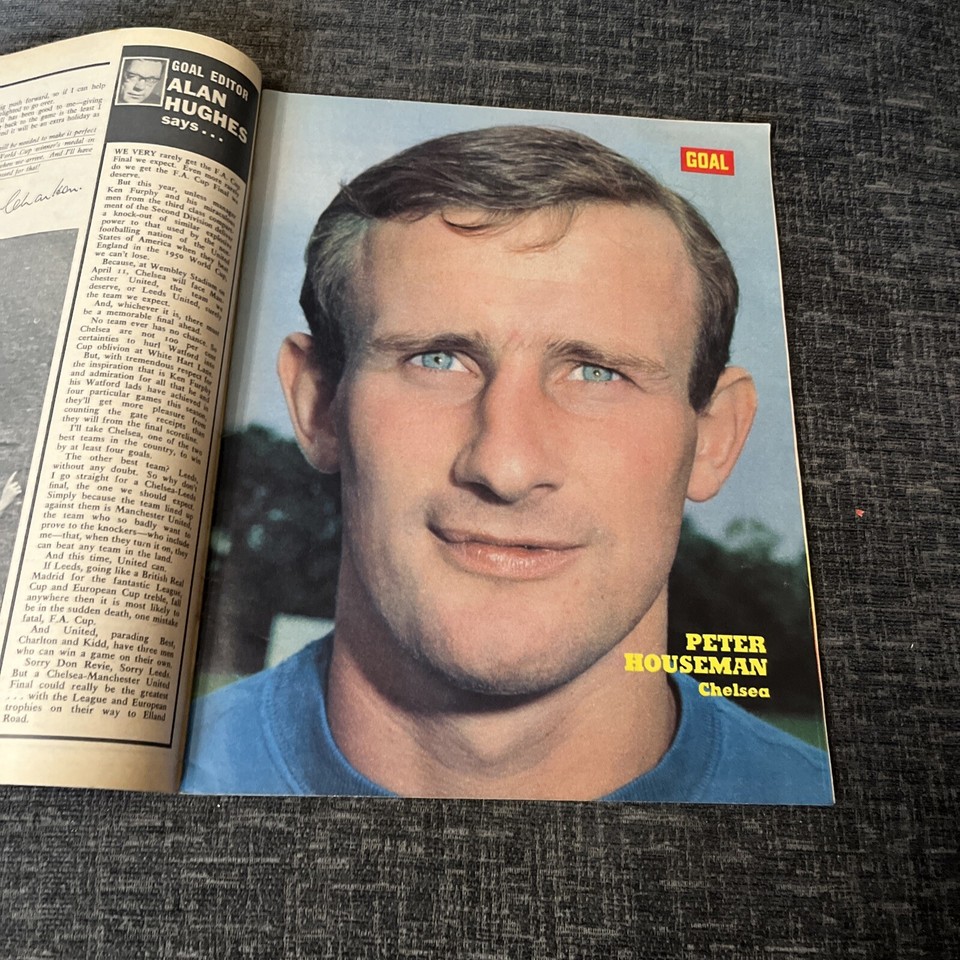 Goal Magazine 14 Mar 1970 Birmingham City Barry Endean Rod Marsh Norman ...