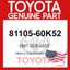 GENUINE Toyota 81105-60K52 UNIT ASSY, HEADLAMP, RH 8110560K52 OEM | eBay