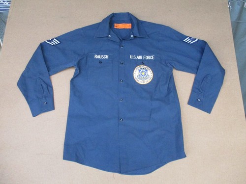USAF Blue ORIENTATION GROUP Utility, Fatigue Shirt w Patches, Squadron ...