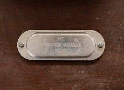 Crouse Hinds Conduit outlet body back plate / 590 1 1/2 inch | eBay