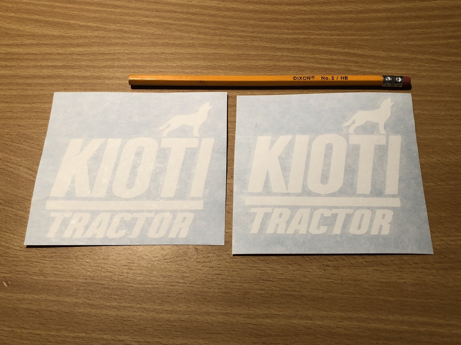 Kioti Tractor Sticker Two 2x (4inch)Decal White Vinyl Daedong 4x4 Truck ...