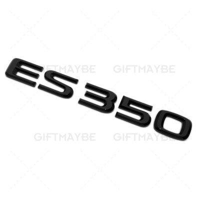 For Lexus Trunk Gloss Black ES 350 Letter Logo Badge Car Emblem Replace ...