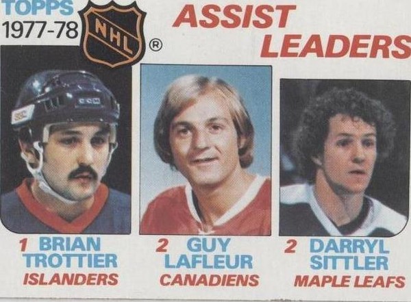 1978-79 Topps - Leaders #64 Guy Lafleur, Darryl Sittler, Bryan Trottier ...