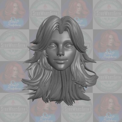 Sue Storm FF F4 Marvel Rivals custom head for 1:12 & 1:18 & 1:6 & other ...