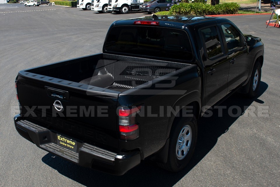 For 22-Up Nissan Frontier EOS Performance Matte Black Rear Tailgate Lip ...