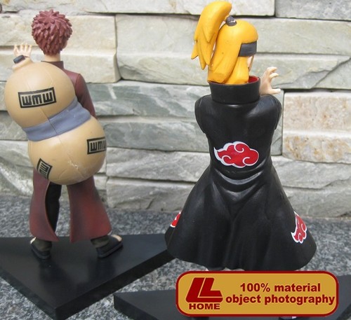 Anime ninja Shippuden Gaara & Deidara PVC Action collect Figure Statue ...