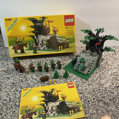 Lego Camouflaged Outpost #6066 Vintage 1987 Complete W / Box ...