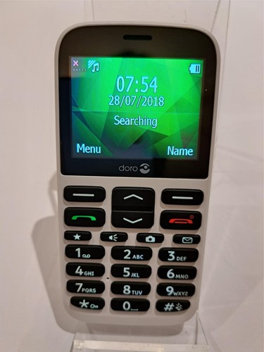 Doro 1370 - White (Unlocked) Mobile Phone - BIG BUTTON & SIMPLE ...