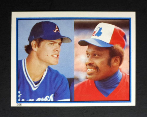 1983 TOPPS BASEBALL STICKER #206 DALE MURPHY AL OLIVER BRAVES EXPOS ...