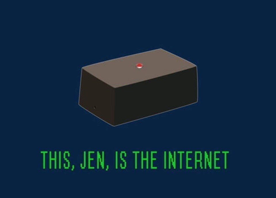 the IT Crowd tv series 👉 the Internet black box replica prop | eBay