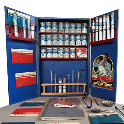 1930S Gilbert Chemistry Outfit— 345 exciting experiments | eBay
