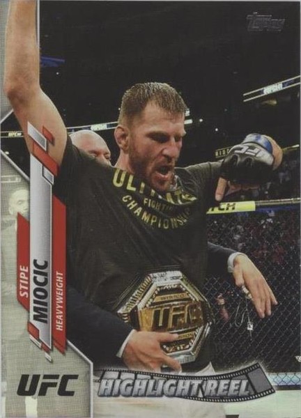 2020 Topps UFC - Highlight Reel Rainbow Foil #96 Stipe Miocic for sale ...