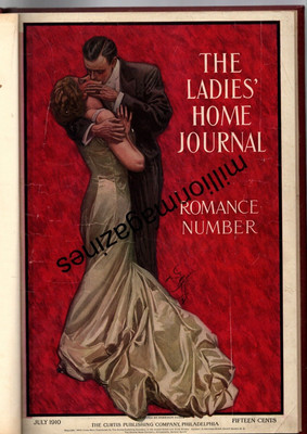 1910 Ladies Home Journal July - hardbound; Romance number - Harrison ...