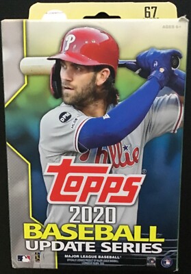 2020 TOPPS BASEBALL UPDATE SERIES HANGER BOX NEW SEALED 67 CARDS | eBay