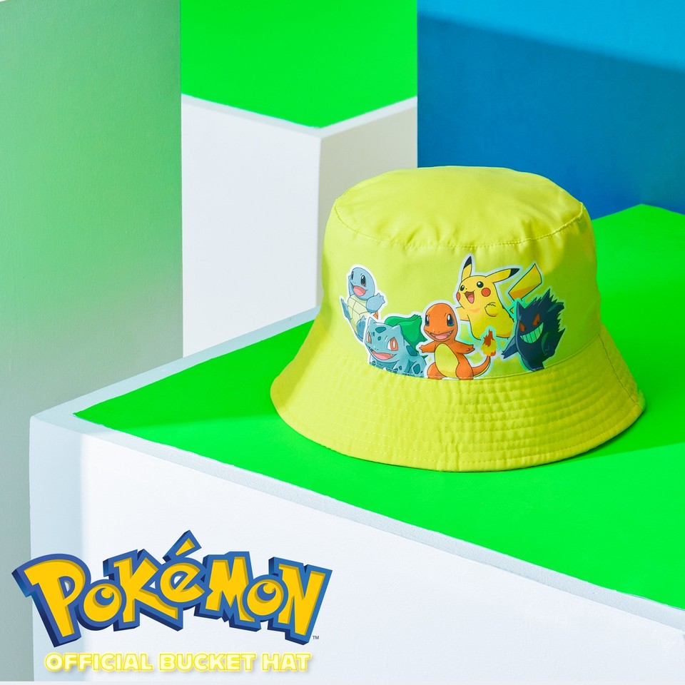 Pokemon Bucket Hat for Boys & Girls, Summer Accessories, Pokemon Gifts ...