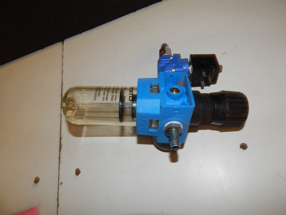 ^^ Festo PA6-GF30 Filtro Regulador Con / Msxw Solenoide Bobina & MX 2 ...
