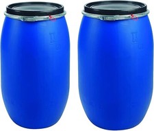 plastic storage barrels products for sale | eBay