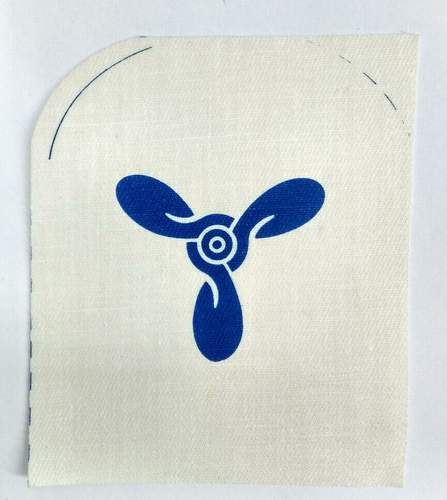Royal Navy Engineer Blue & White Printed Qualification Patch | eBay
