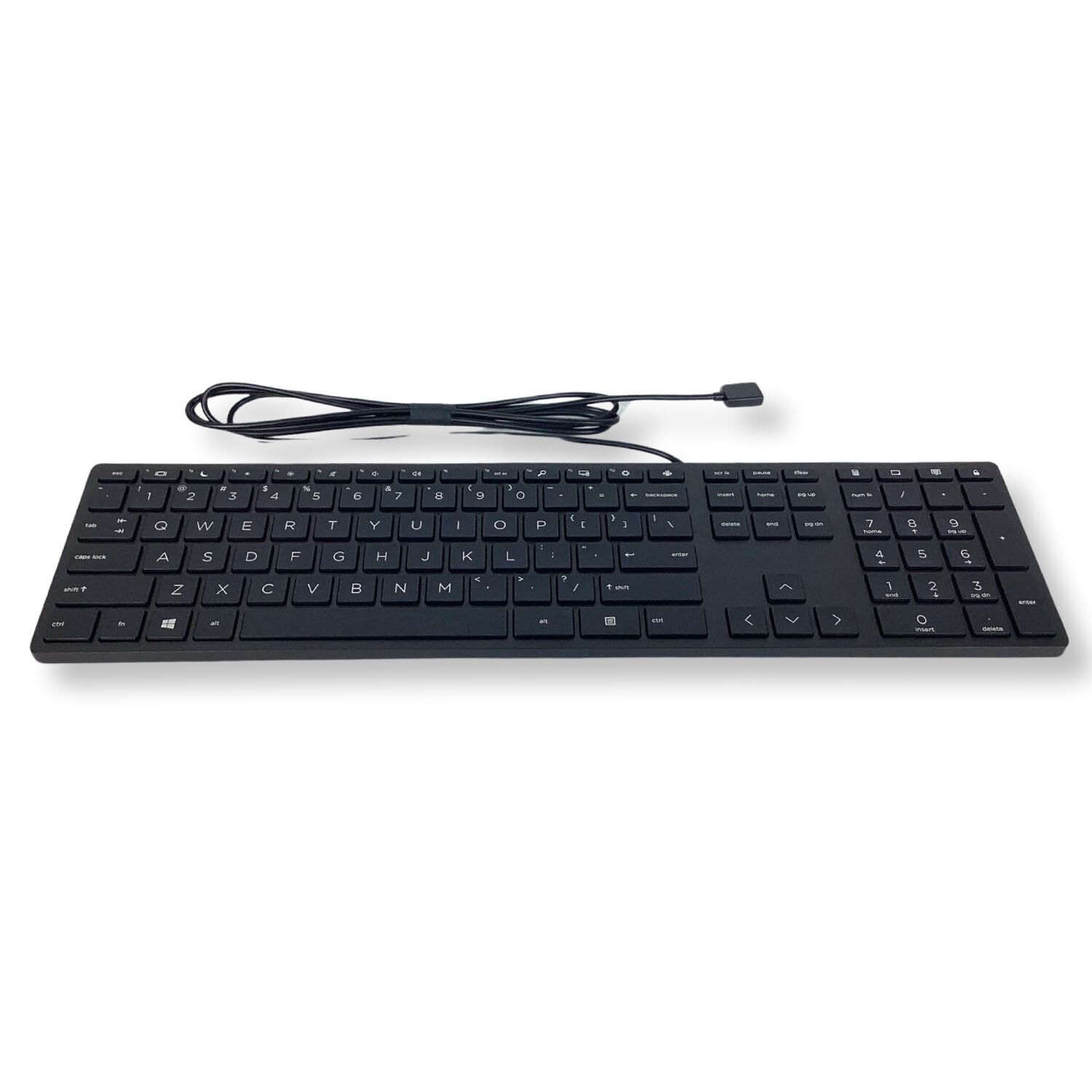 HP Smart Buy Wired 320K Slim Keyboard Black 108 Keys USB-A HSA-C001K ...