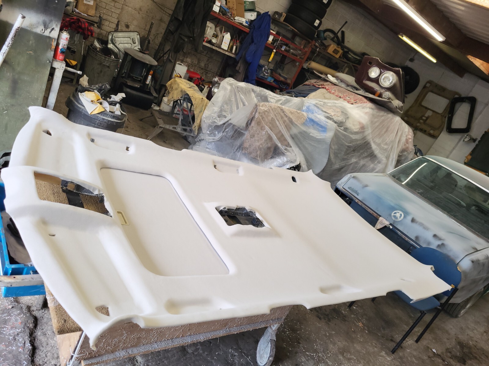 Land range rover p38 discovery 2 td5 headlining recover repair L322 ...