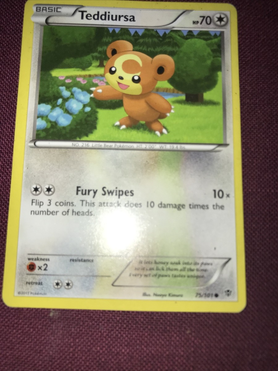 Teddiursa Card