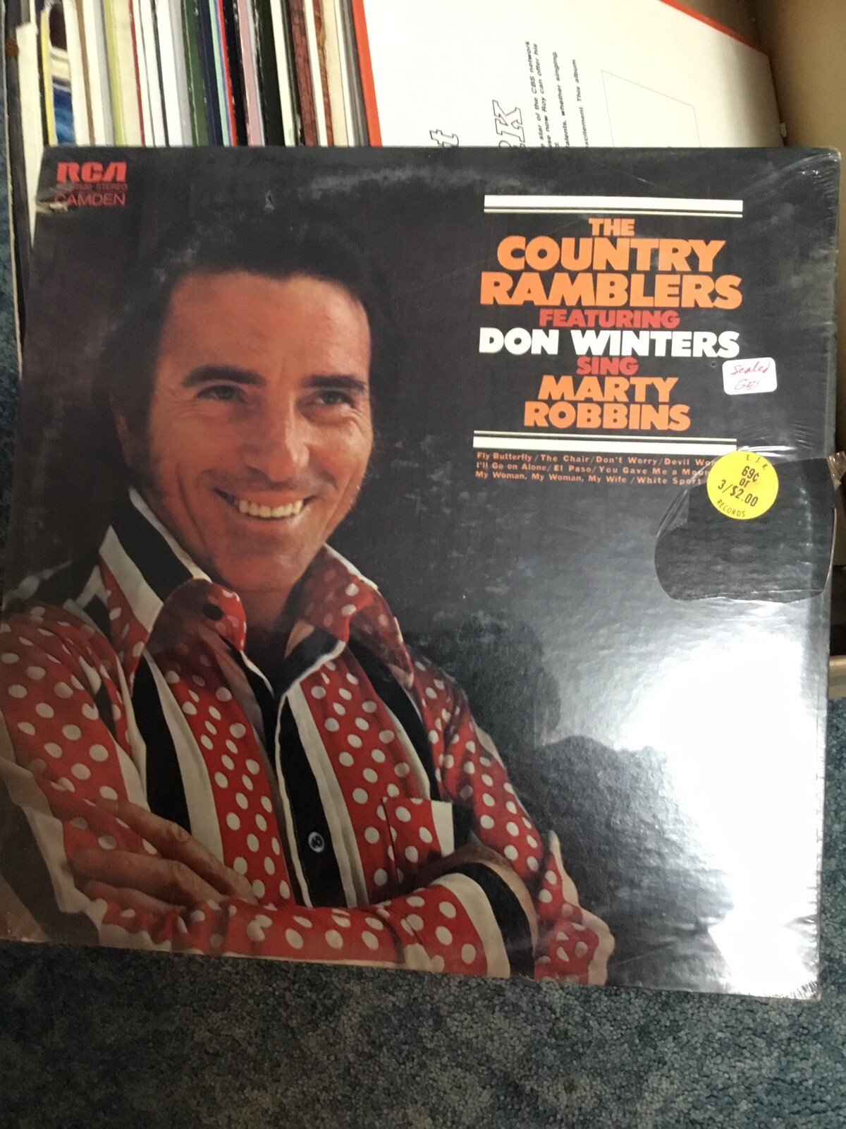 THE COUNTRY RAMBLERS Don Winters Sings Marty Robbins Sealed With ...