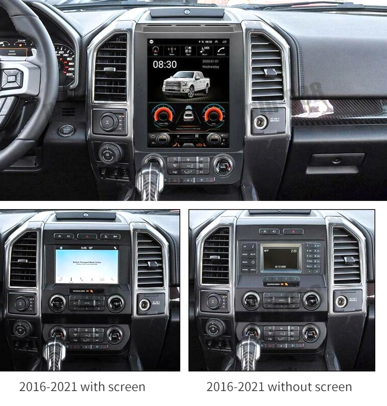 For 2016-2021 Ford F-150 Navigation Android 2+32G 12.1" Car GPS Radio ...