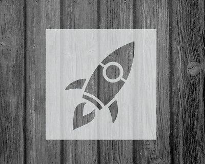 Rocketship Stencil, Reusable Mylar Craft Stencil For Painting, 054 | eBay