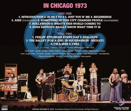 CHICAGO / IN CHICAGO 1973 (2CD) | eBay