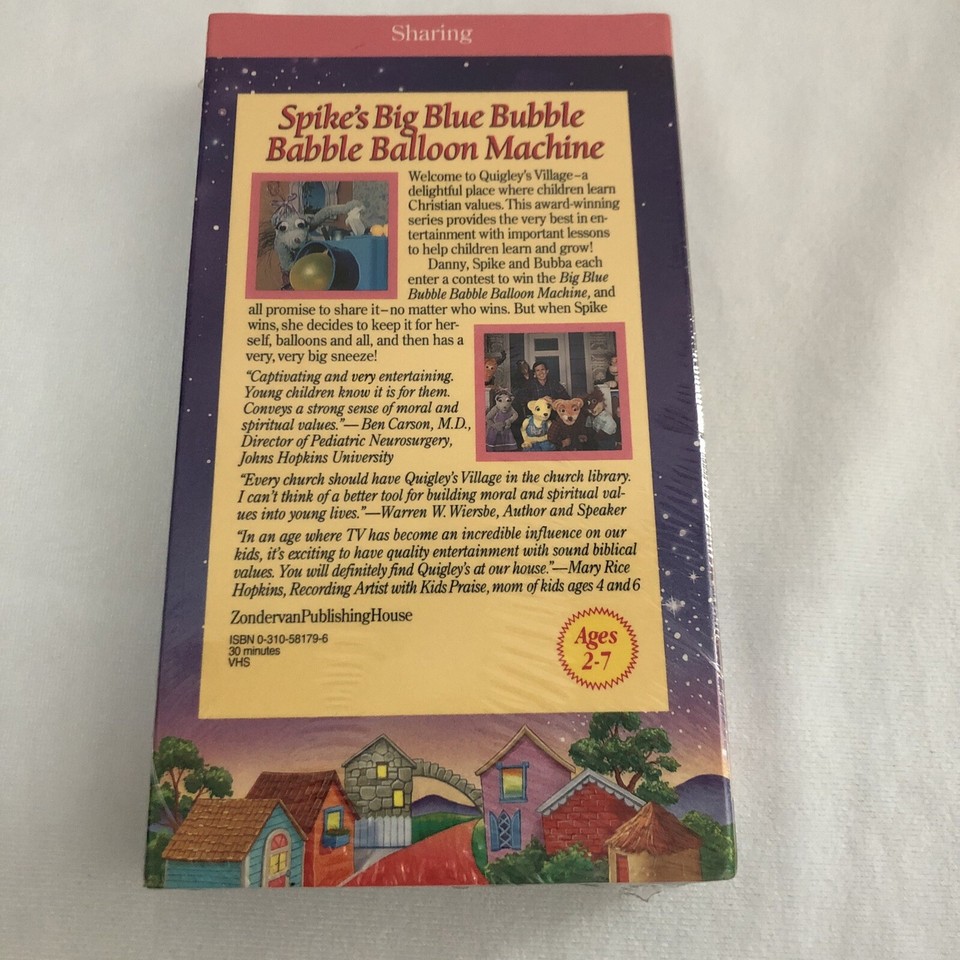 NEW! Quigley's Village Sharing Spike's Big BlueBubble Babble Balloon ...