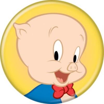 Looney Tunes Porky Pig Button Pin | eBay