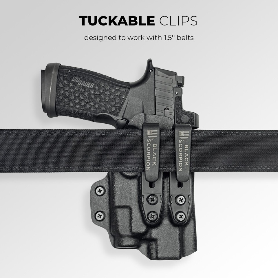 AIWB Dual Clip X Holster fits Springfield Echelon 4.0C w/ Streamlight ...