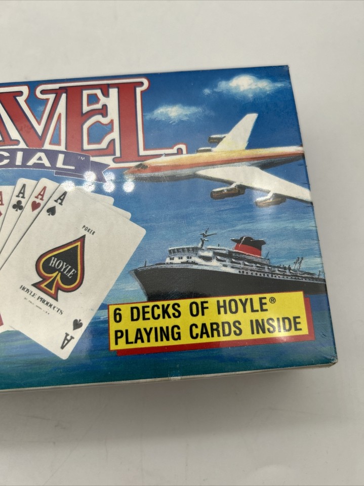 Vintage Hoyle Playing Cards Travel Special 6 Pack Model #1082 - New ...