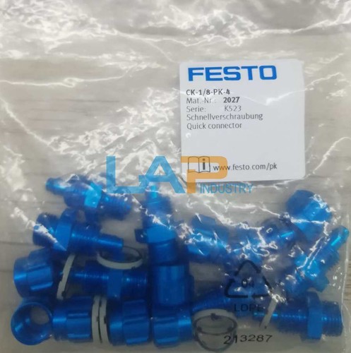10pcs/1bag New For FESTO quick connector CK-1/8-PK-4 2027 865747346763 ...