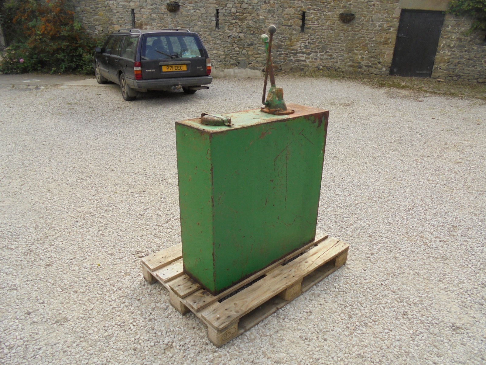 #B0782 Vintage Castrol oil dispenser tank Agricastrol 1960s 60s Garage ...