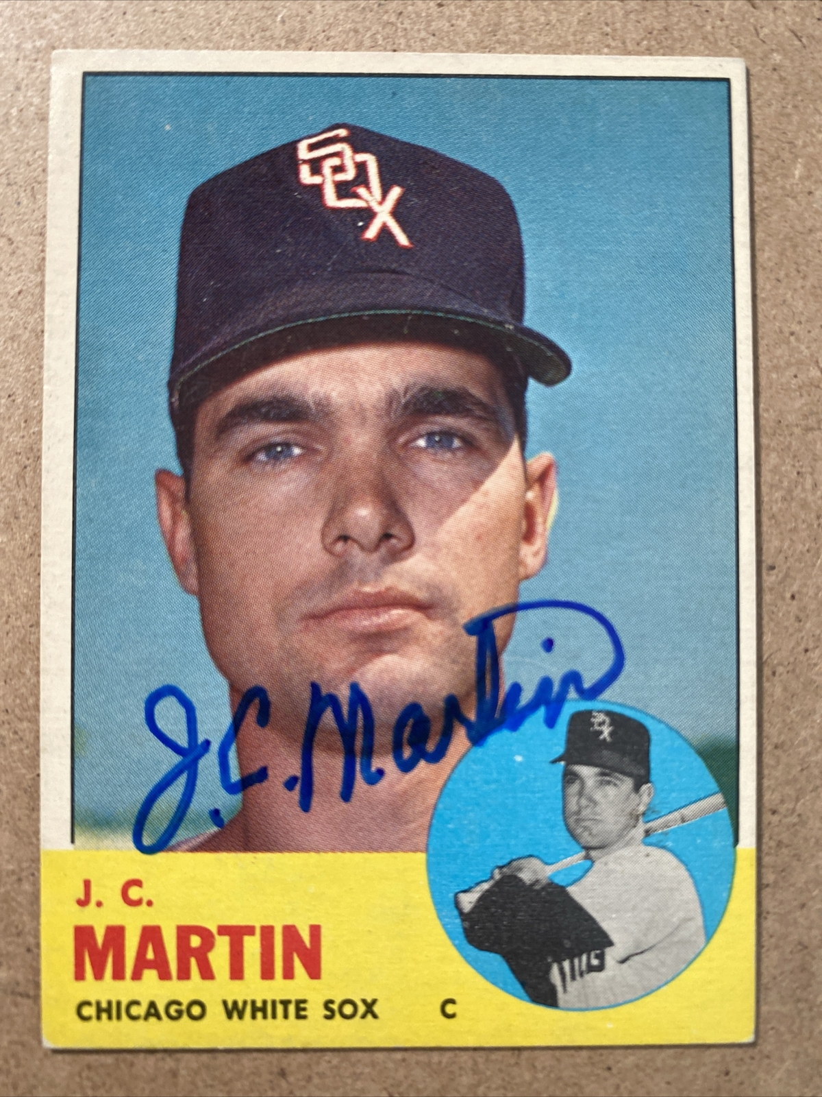 1963 Topps #499 JC Martin Autographed Signed Card Chicago White Sox | eBay