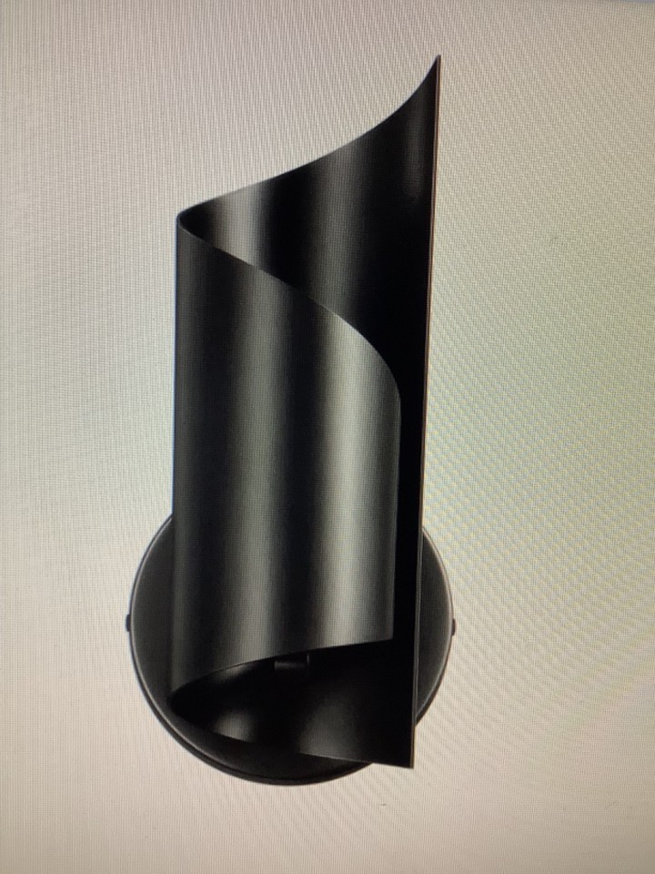 Wade Logan Arindra Modern Wall Sconce Matte Black New Open Box 9.8 ...