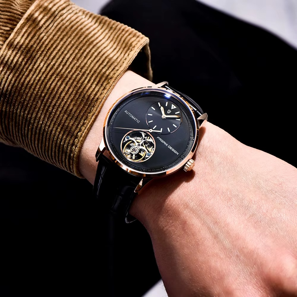 PAGANI DESIGN Automatic Mechanical Luminous Multi Time Zone Tourbillon ...
