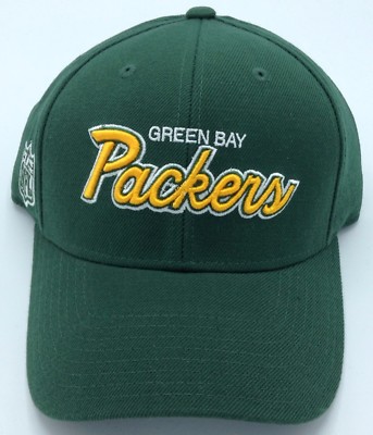 NFL Green Bay Packers Reebok Adult Structured Adjustable Fit Curved ...