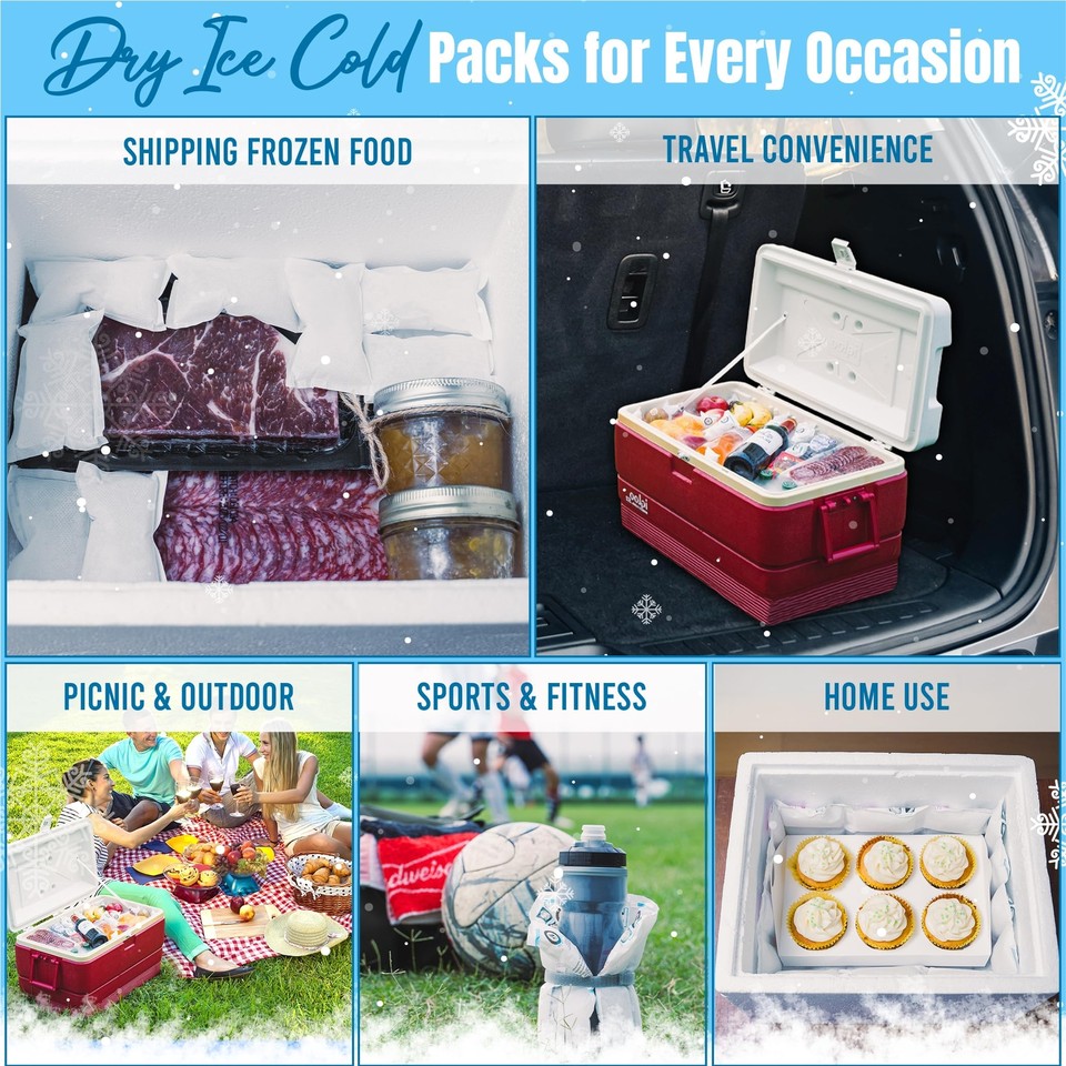 Shipping Ice Packs Small Cold Packs for Shipping Ice Packs for Food ...